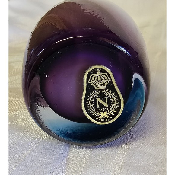 Nasco | Accents | Vintage Blown Art Glass Bud Vase Nasco Japan Blue ...